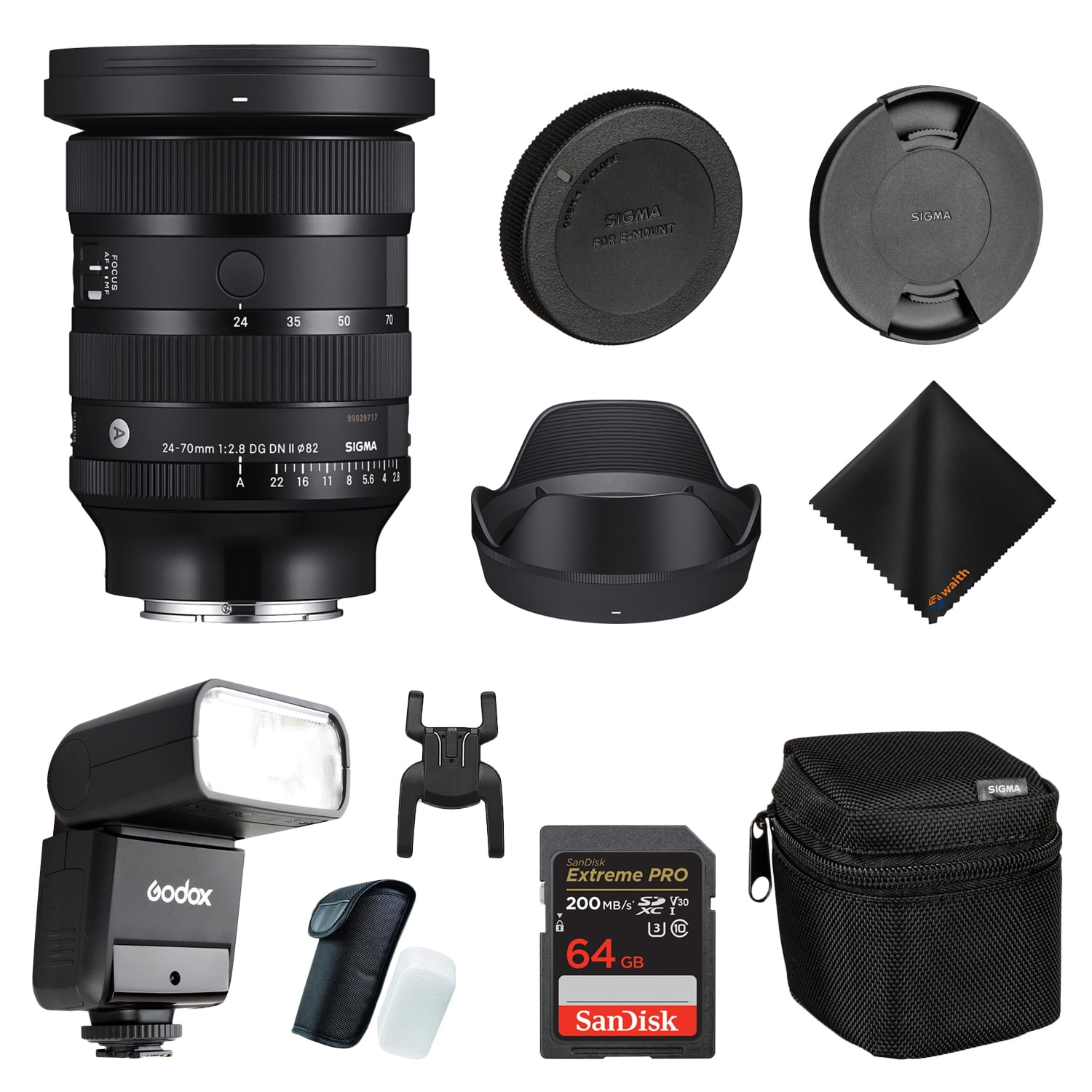 Sigma 24-70mm f2.8 DG DN Art Lens Sony E| Full Frame Format, Six SLD ...