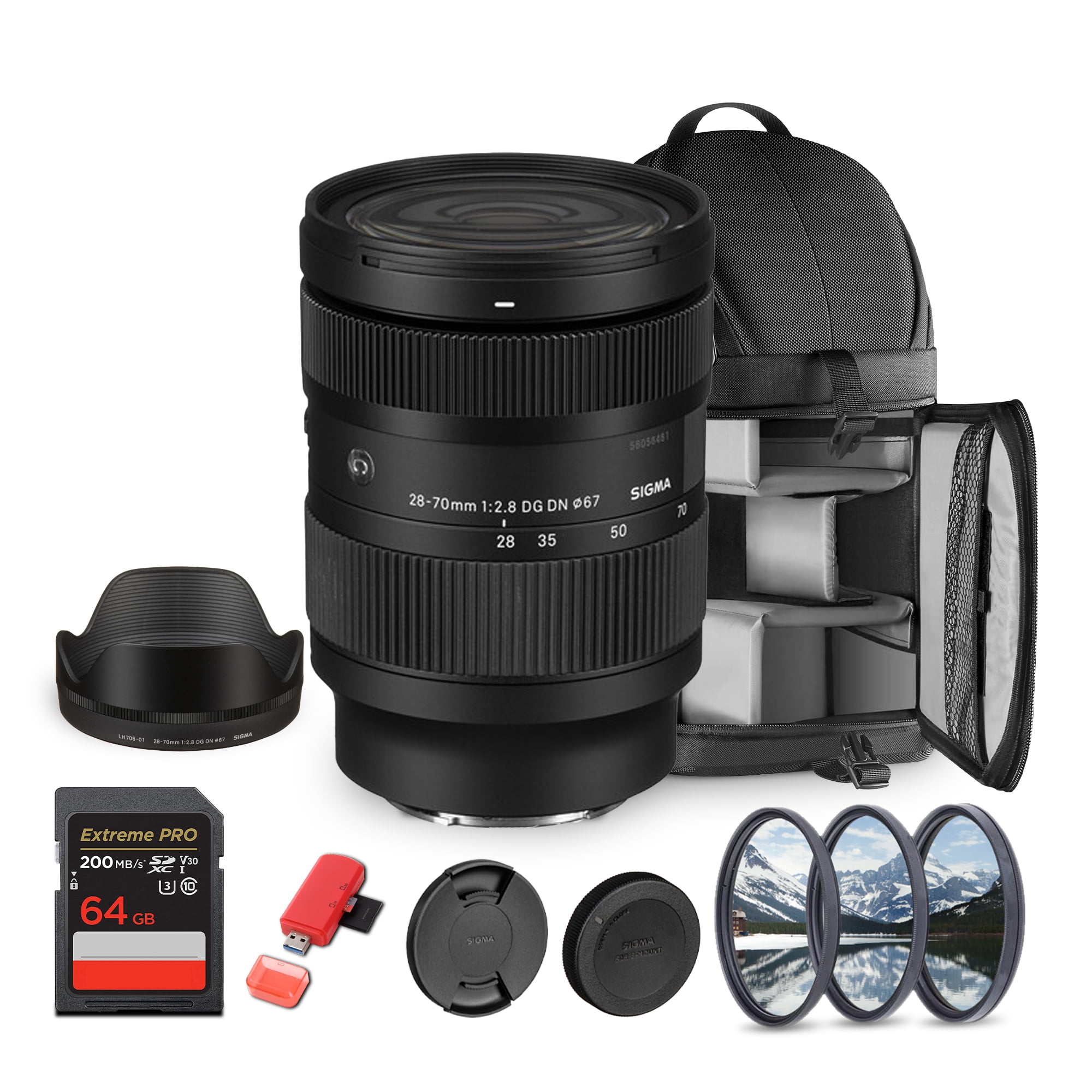 Sigma 28-70mm f/2.8 DG DN Contemporary Lens for Sony E (MFR Part ...