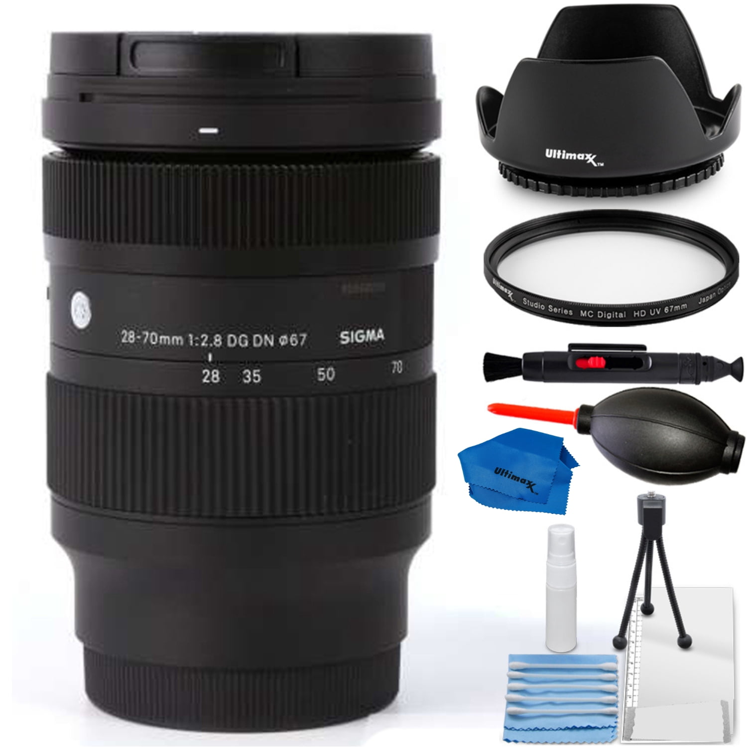 Sigma 28-70mm f/2.8 DG DN Contemporary Lens for Sony E - Bundle ...