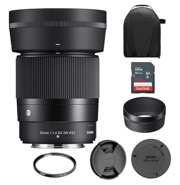 Sigma 30mm f/1.4 DC DN Contemporary Lens for FUJIFILM X | X-Mount Lens ...