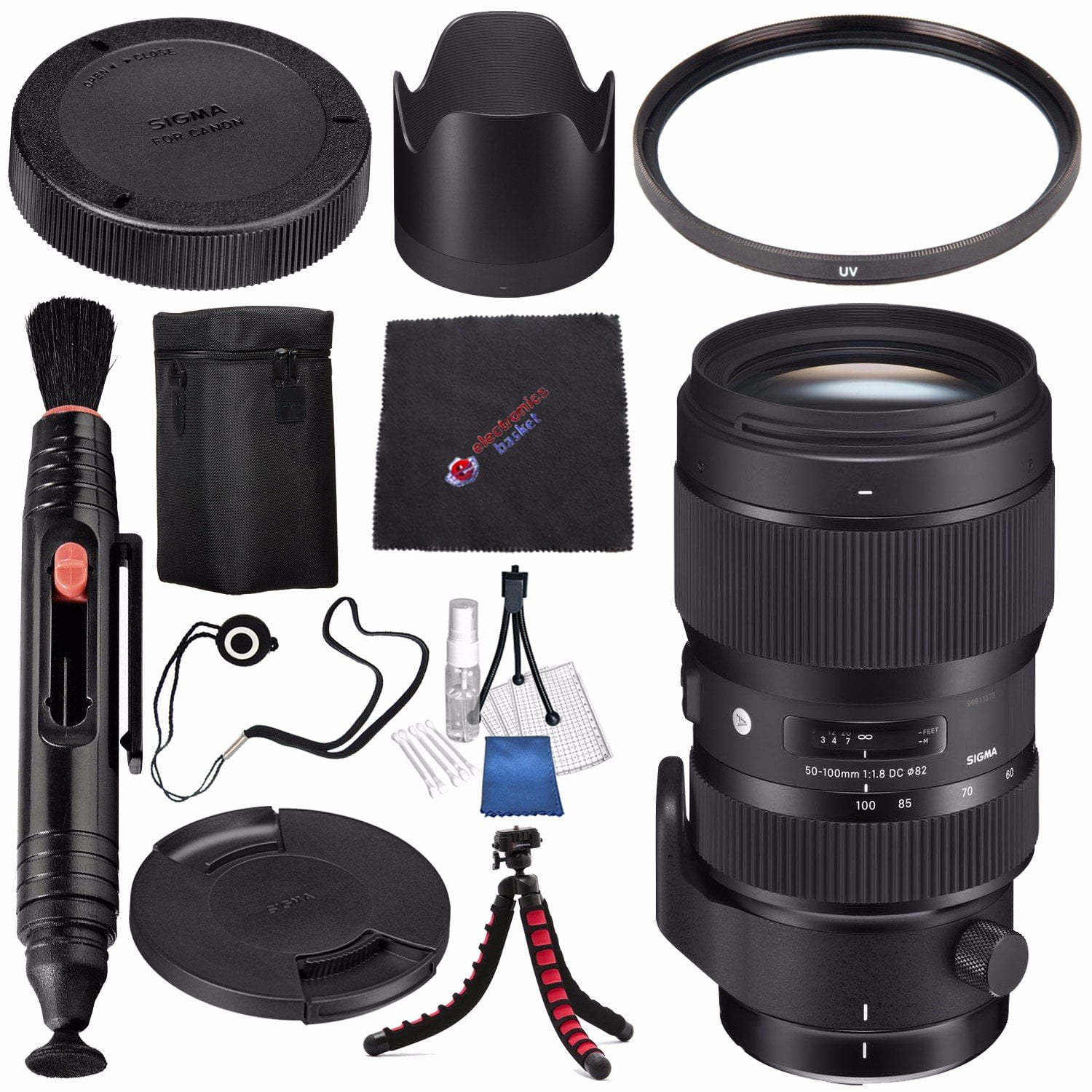 Sigma 50-100mm f/1.8 DC HSM Art Lens for Nikon F #693955 + Lens Pen ...