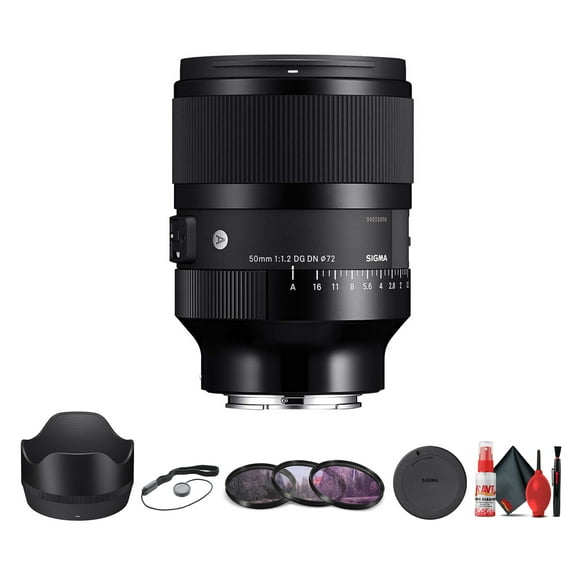 Sigma 50mm f/1.2 DG DN Art Lens for Sony E, Full-Frame Bright Prime ...
