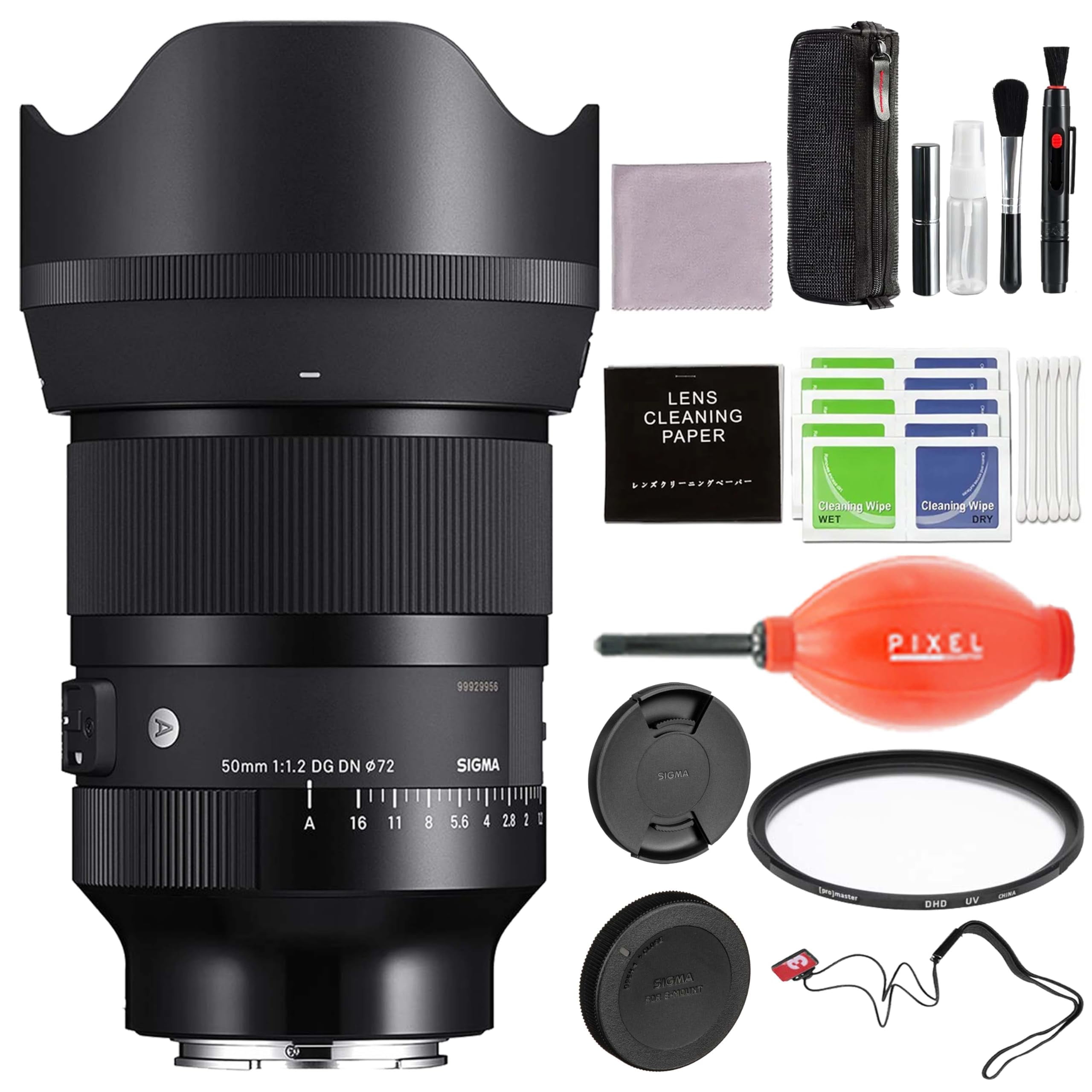 Sigma 50mm f/1.2 DG DN Art Lens for Sony E-Mount with Pixel Advance ...