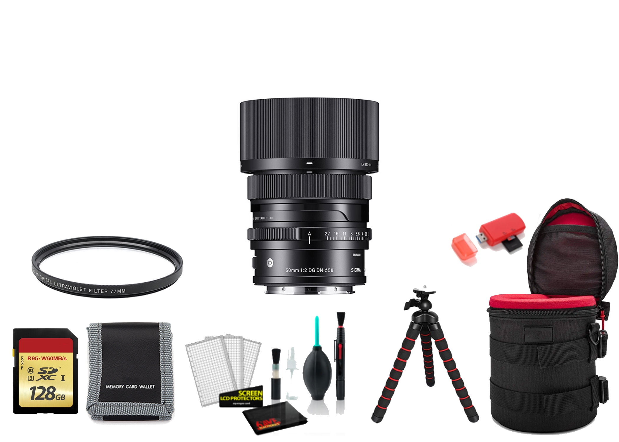 Sigma 50mm F/2 DG DN Contemporary Lens (L-Mount) Full Frame Format ...