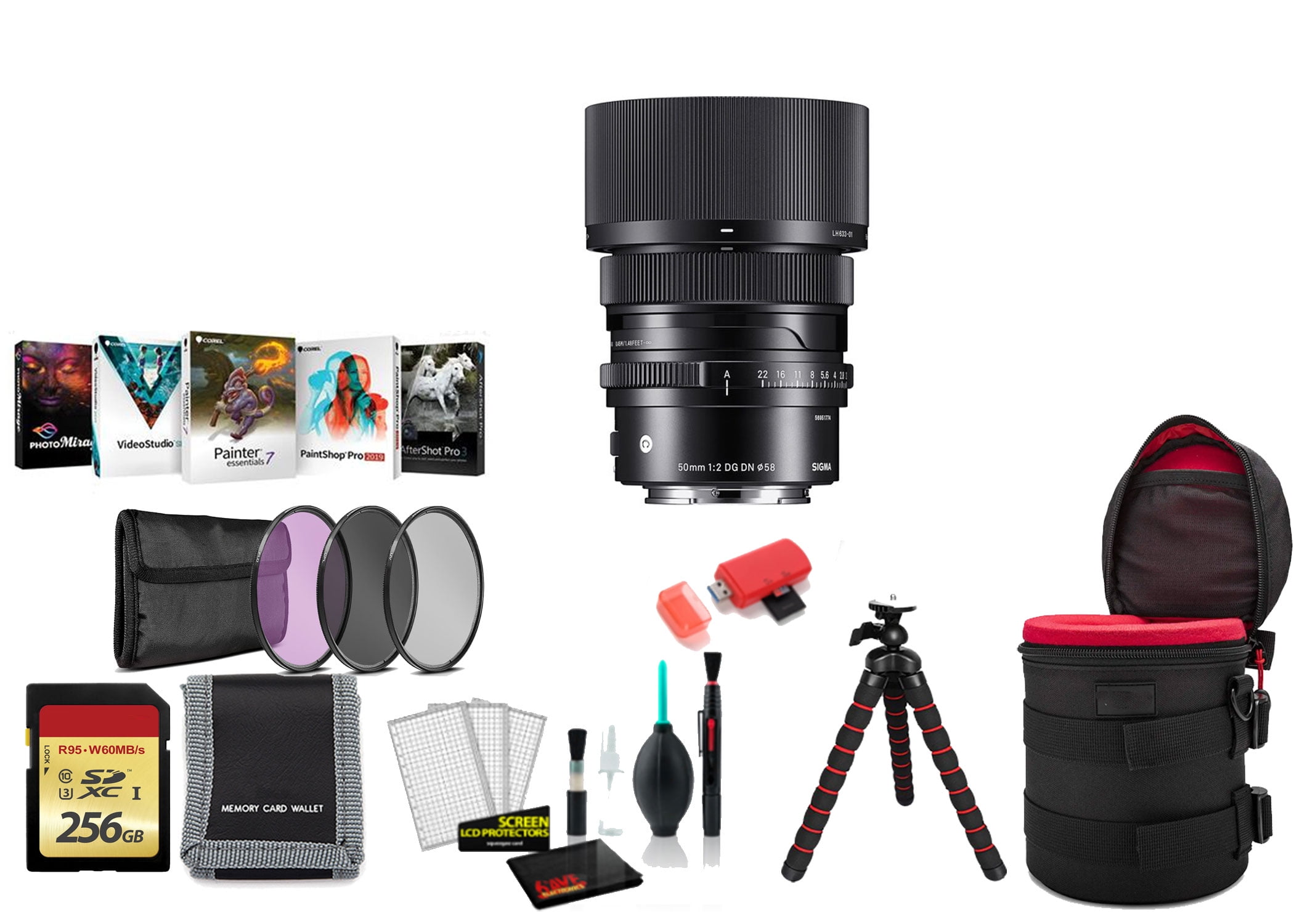 Sigma 50mm F/2 DG DN Contemporary Lens (Sony E) 314965 Full Frame ...