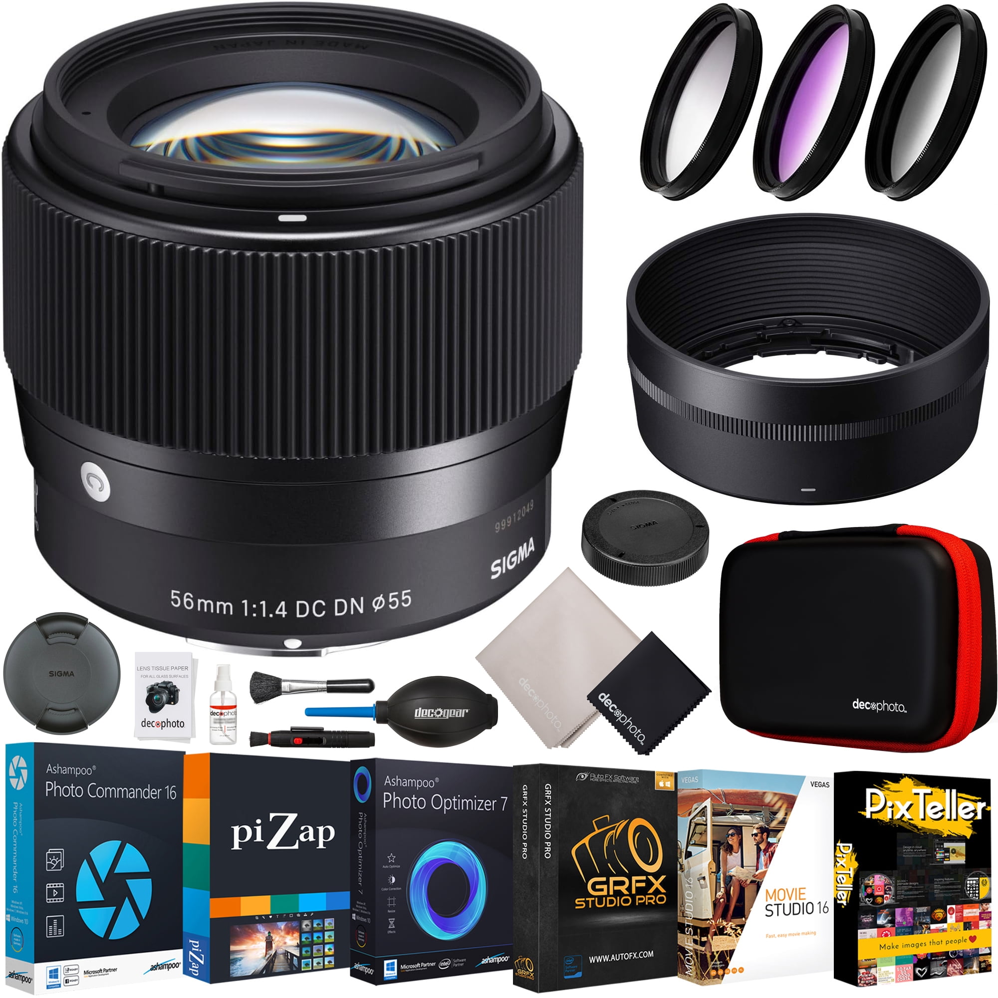 Sigma 56mm F1.4 DC DN C Contemporary Lens for Nikon Z-Mount (351973 ...