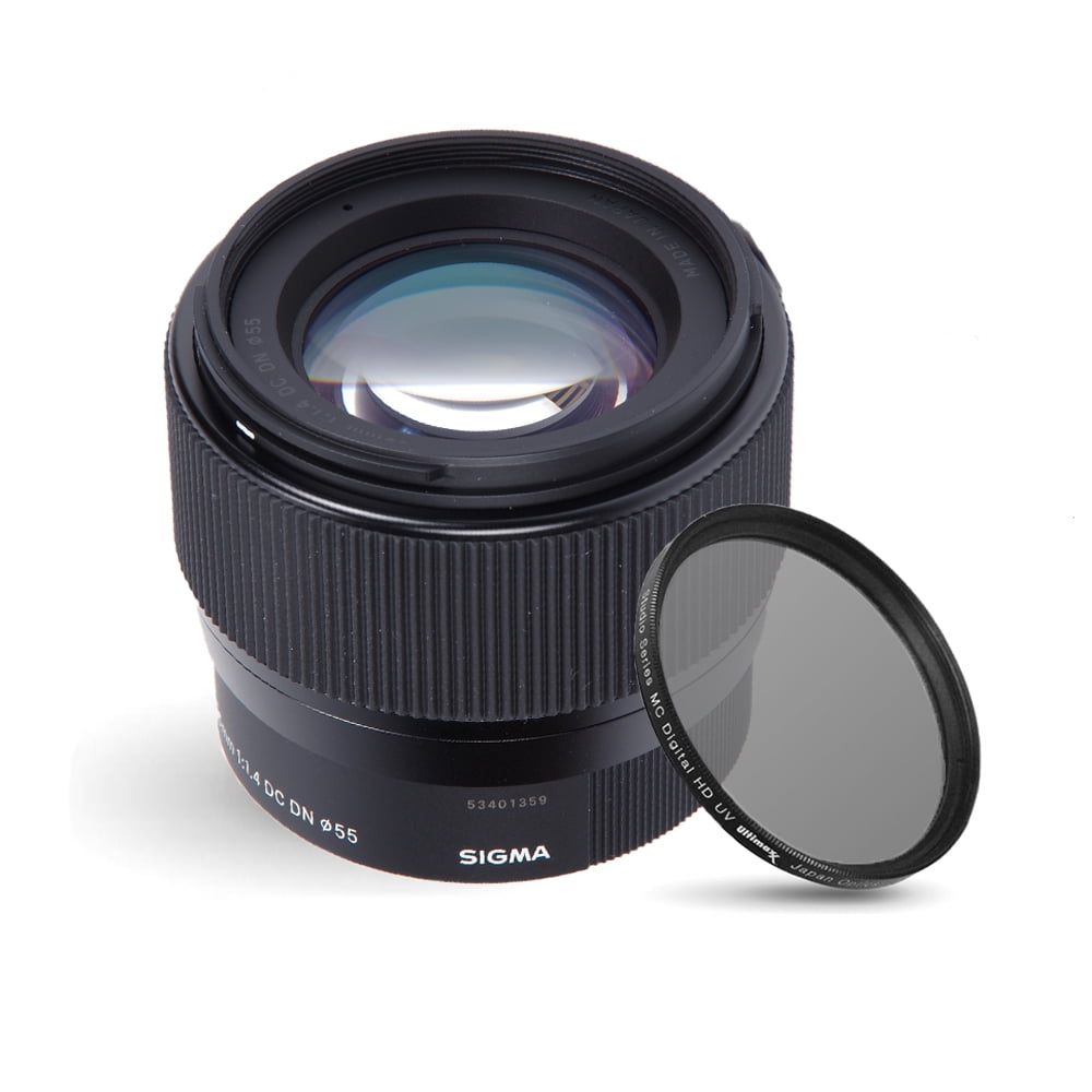 Sigma 56mm f/1.4 DC DN Contemporary Lens for Canon EF-M + UV ...