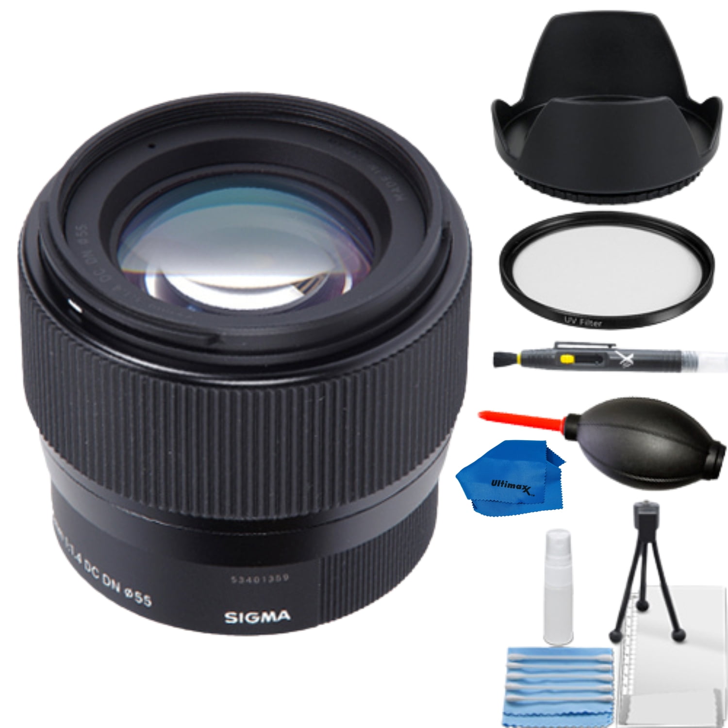 Sigma 56mm f/1.4 DC DN Contemporary Lens for Sony E - Bundle Includes ...