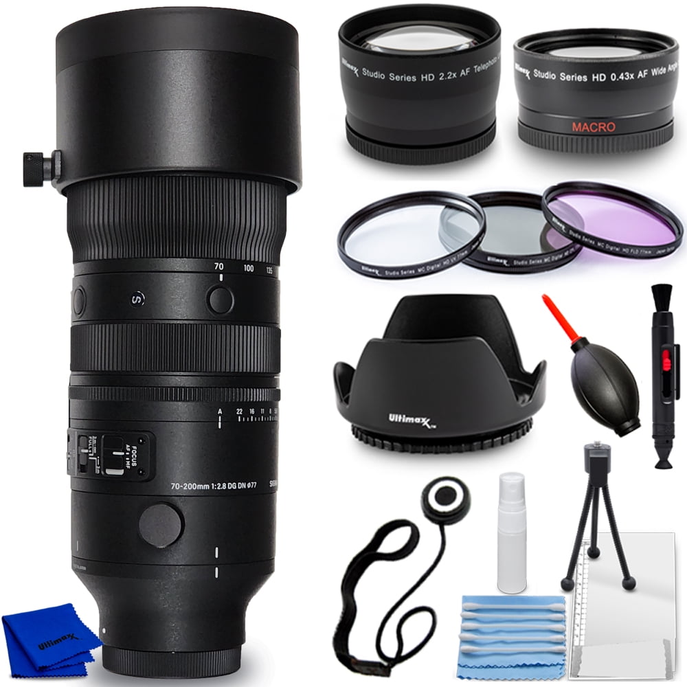 Sigma 70-200mm f/2.8 DG DN OS Sports Lens (Sony E) 591965 - 9PC ...