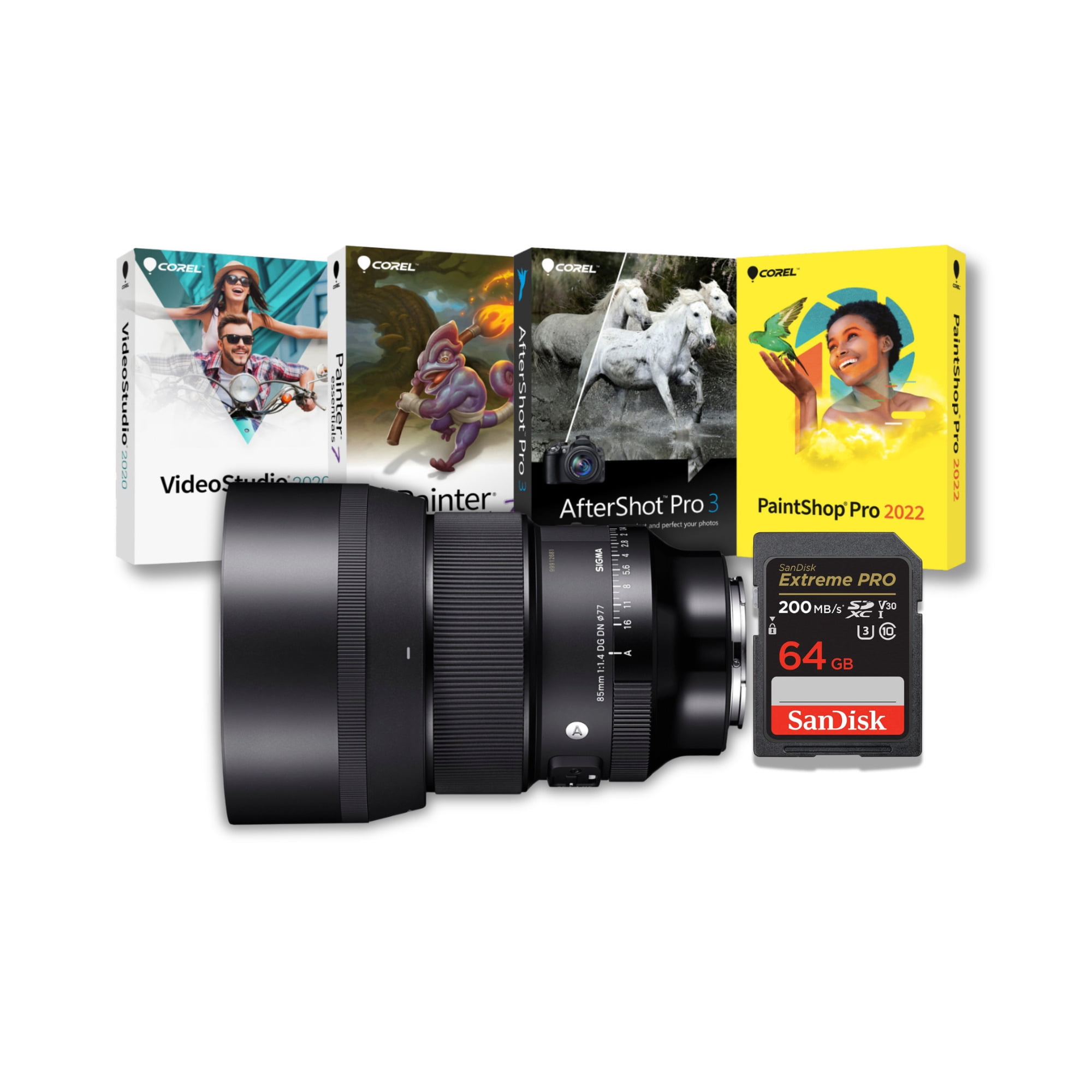 Sigma 85mm f/1.4 DG DN Art High-speed AF Iris Ring Lock Switch Lens ...