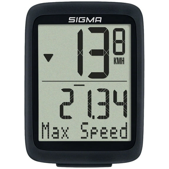 Sigma BC 10.0 WR Bike Computer - Wired, Black - Walmart.com