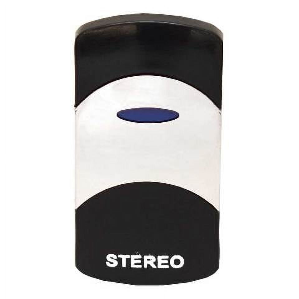 Sigma Boat Rocker Switch Cover | Stereo Actuator Silver Black - Walmart.com