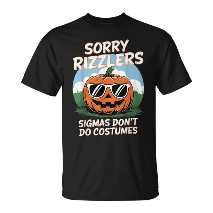 Sigma Don't Do Costumes Halloween T-Shirt | Gen Alpha Halloween Costume ...