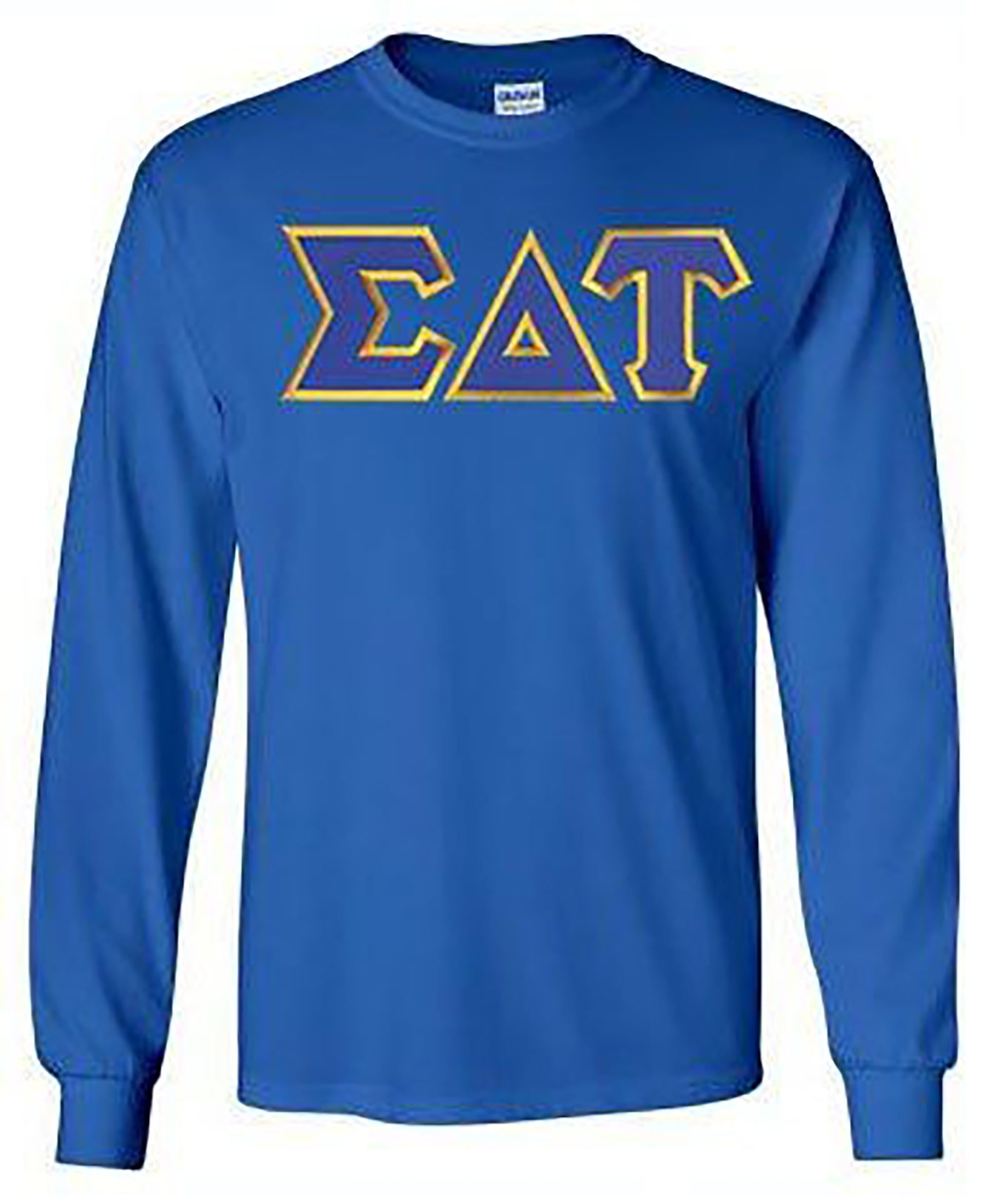 Sigma Delta Tau Lettered Long Sleeve Tee Small Royal Blue - Walmart.com