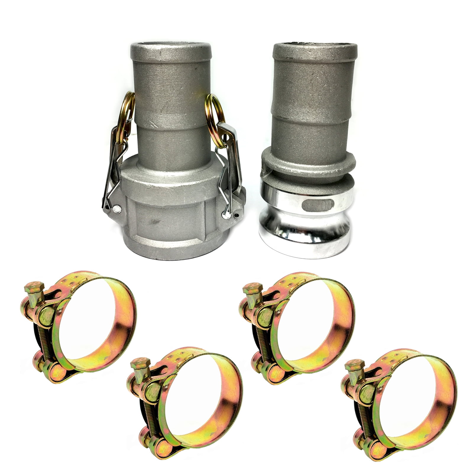 Sigma E200 200C 2" Aluminum Female Male Camlock Hose Barb Coupler ...