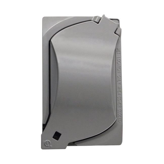 Sigma Electric 14147 1 Gang Weatherproof Universal Cover Gray Gray ...