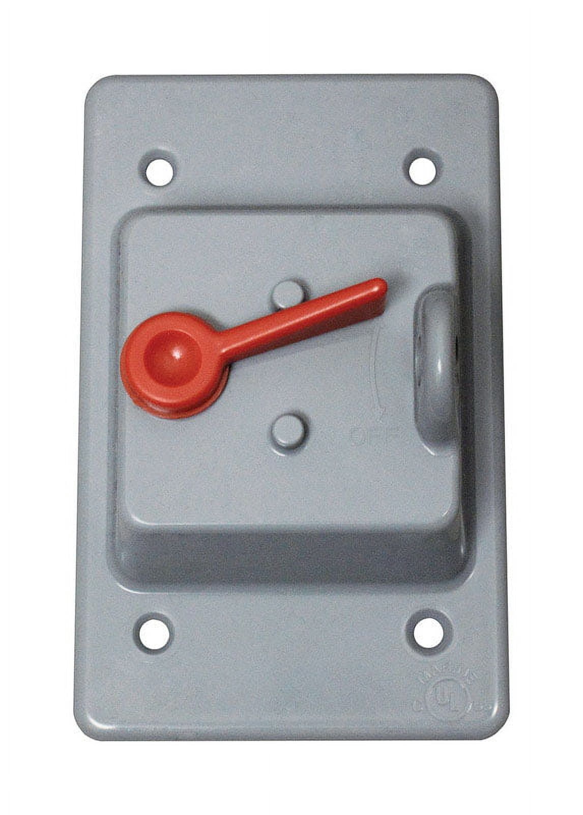 Sigma Electric 14210 Rectangle Plastic Weatherproof Cover, 3-7/8" W x 4 ...