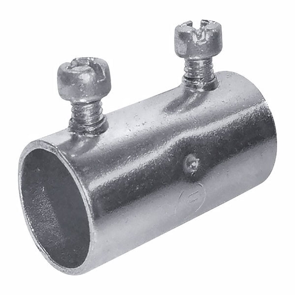 Sigma Electric ProConnex 1/2 in. D Zinc-Plated Steel Set Screw Coupling ...
