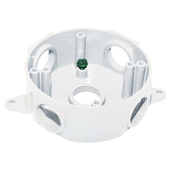 Sigma Engineered Solutions, Electrical Outlet Box, 143854WH, White ...