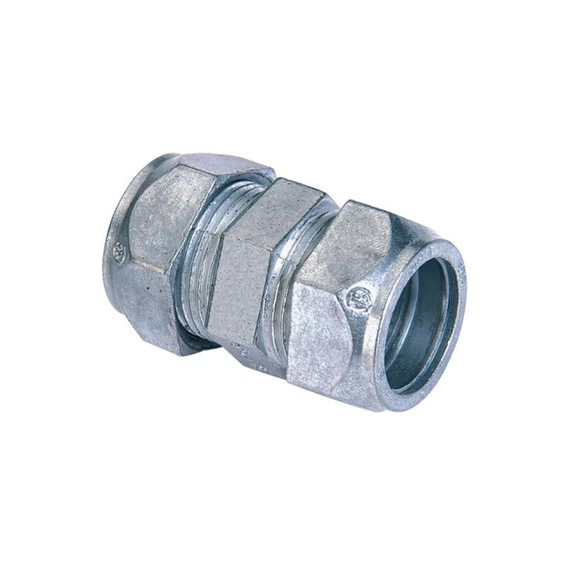 Sigma Engineered Solutions ProConnex 1/2 in. D Die-Cast Zinc Compression Coupling For EMT 50 pk ...