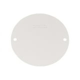 BLANK COVER ROUND WHITE (Pack of 1) - Walmart.com