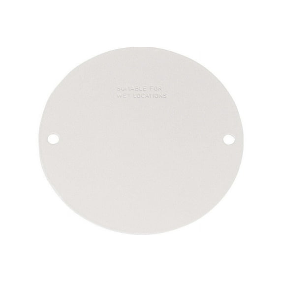 BLANK COVER ROUND WHITE (Pack of 1) - Walmart.com