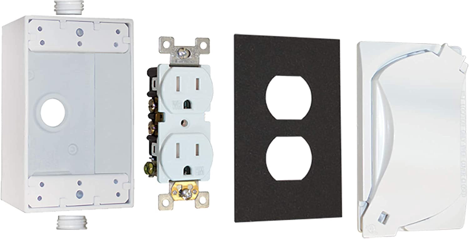 Sigma Engineered Solutions, White Sigma Electric 16446WH TRWR Duplex ...