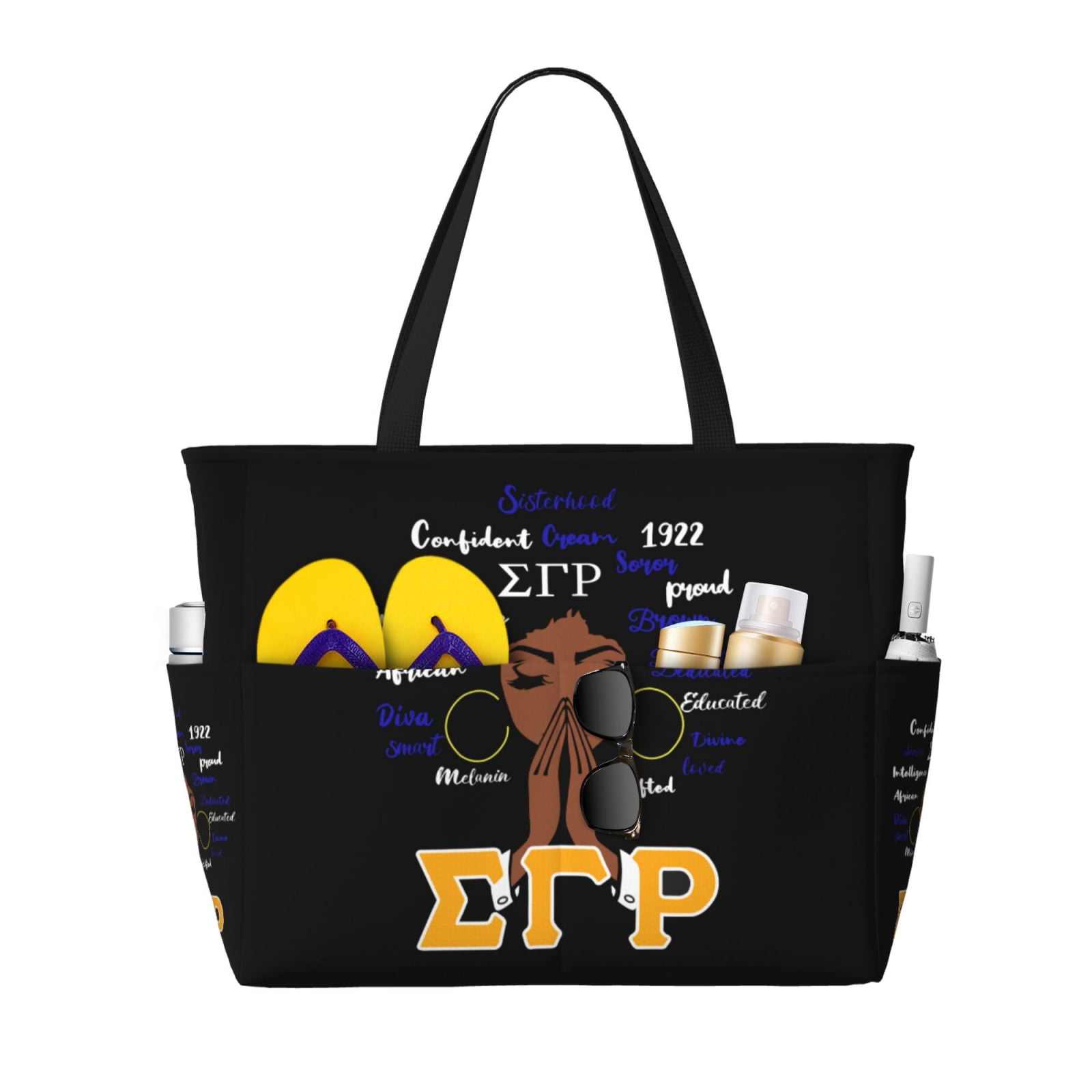 Sigma Gamma Rho Beach Travel Bag Waterproof Large Capacity Shopping ...