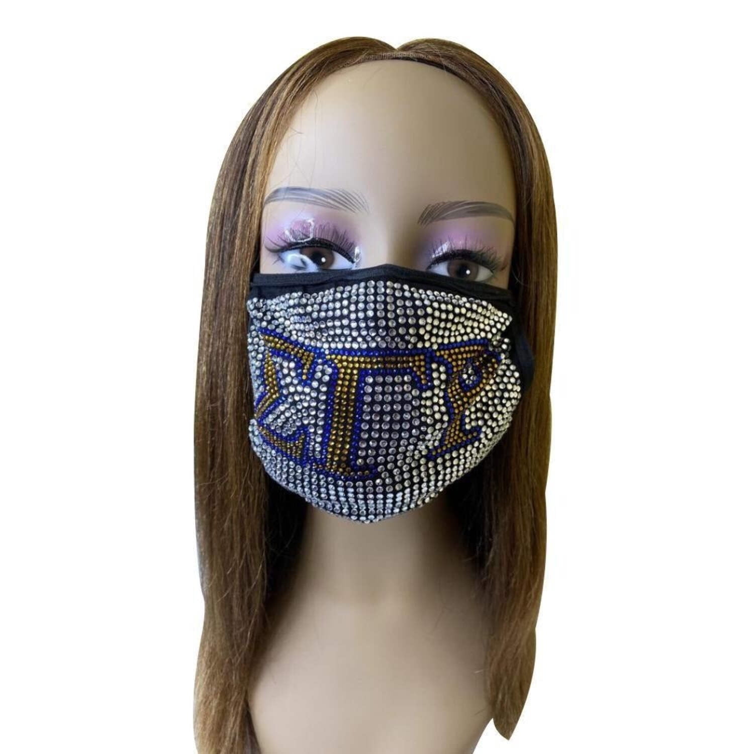 Sigma Gamma Rho Full Bling Face Mask Clear - Walmart.com