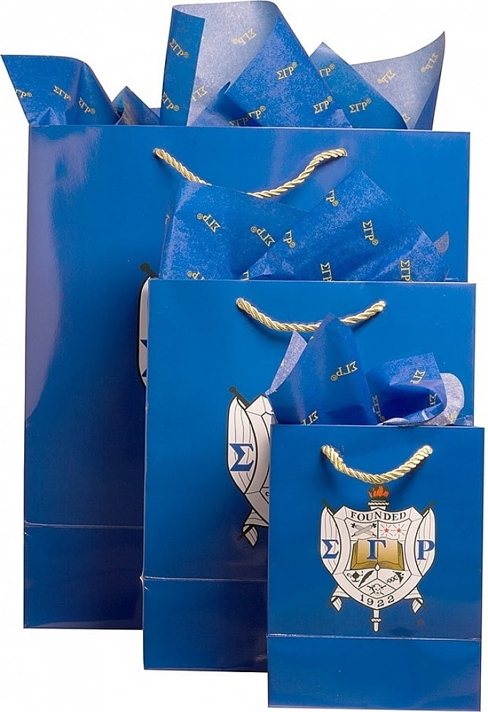 Sigma Gamma Rho Gift Bag Set [3 Per Pack - Blue] - Walmart.com