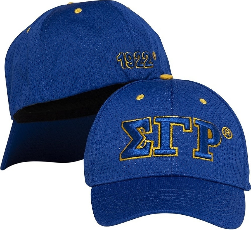 Sigma Gamma Rho Mesh Womens Cap [Blue - FlexFit] - Walmart.com