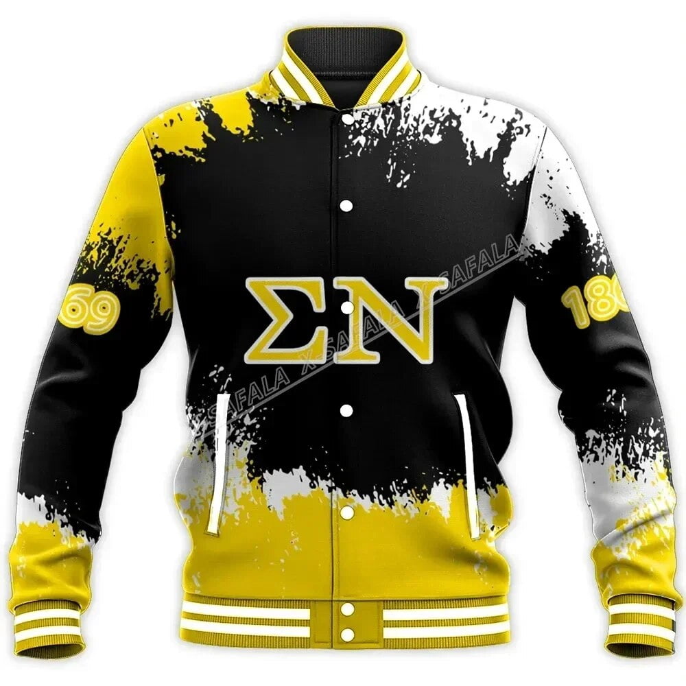 Sigma Gamma Rho Nu Chi Alpha Epsilon Greek Black Fraternity American 3D ...