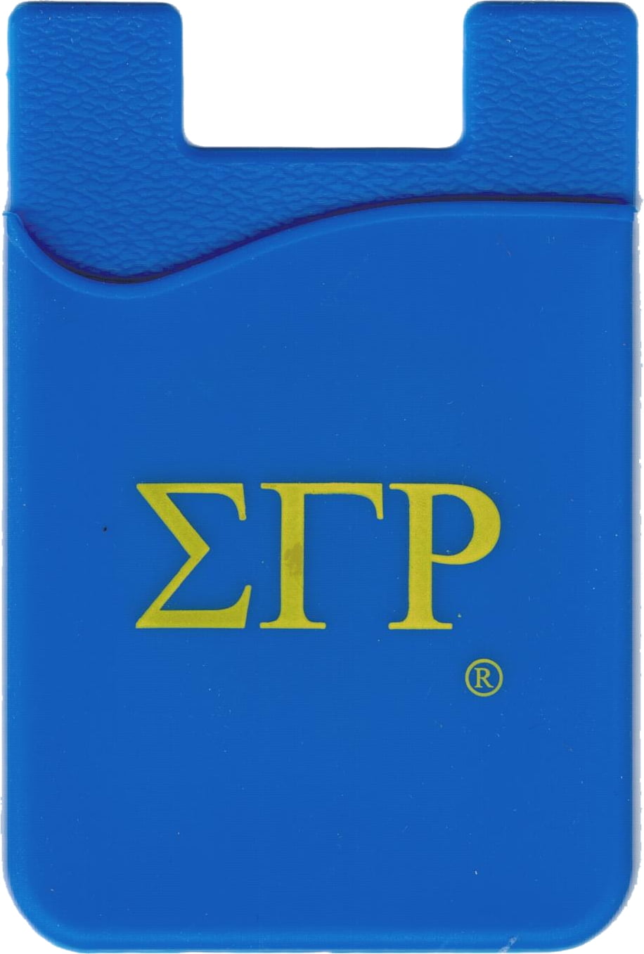 Sigma Gamma Rho Silicone Cell Phone Wallet [Blue - 3.5" x 2.25 ...