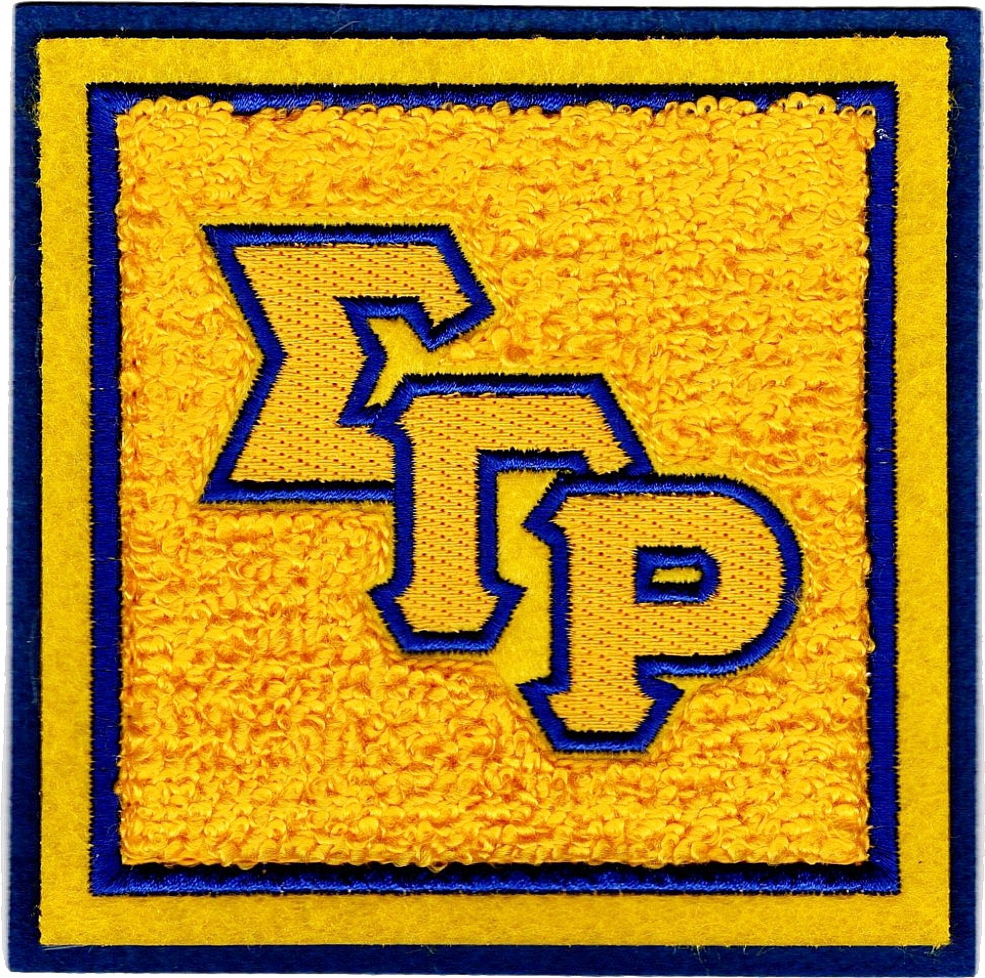 Sigma Gamma Rho Square Chenille Sew-On Patch [Gold - 4.75"] - Walmart.com