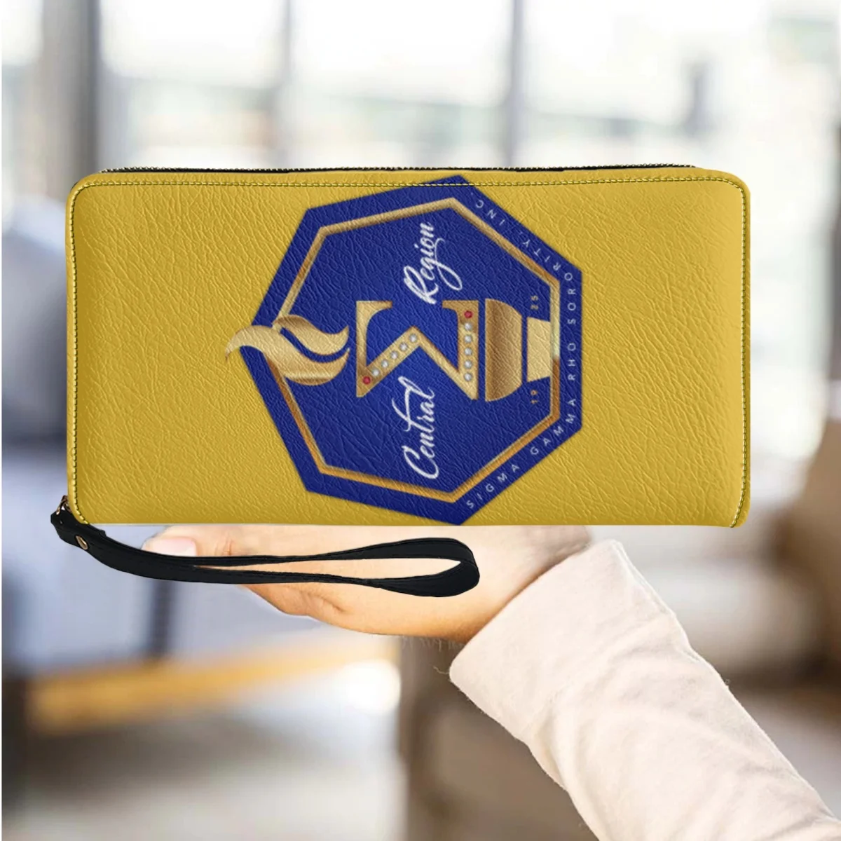 Sigma Gamma Rho Women Wallet Luxury Sorority Gift Leather Wallet Long ...