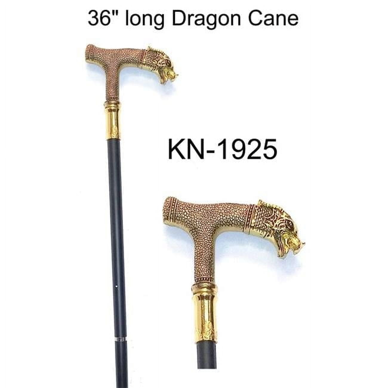 Sigma Impex Kn-1925 36 in. Dragon Walking Cane - Walmart.com