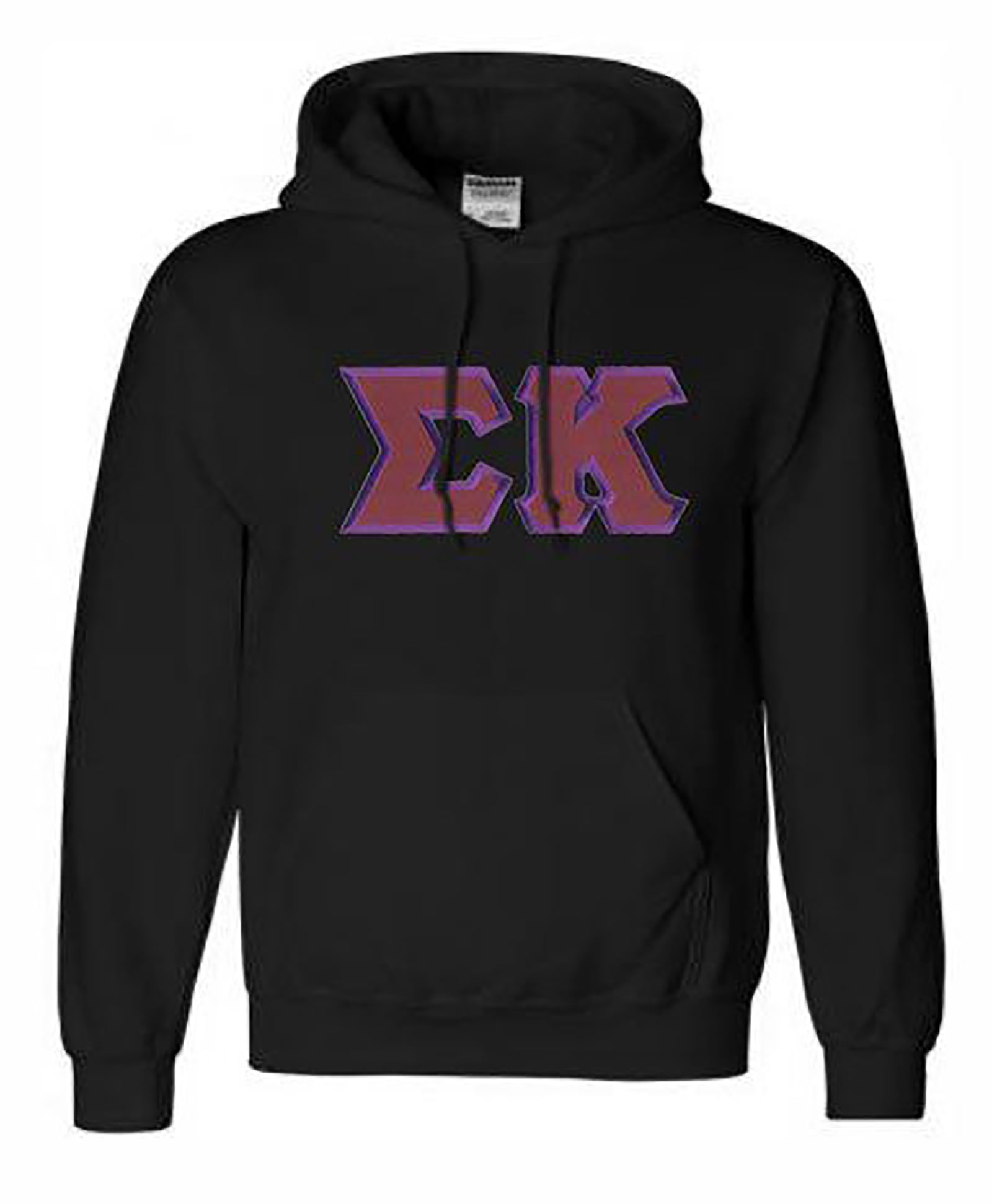 Sigma Kappa Lettered Hooded Sweatshirt - Walmart.com