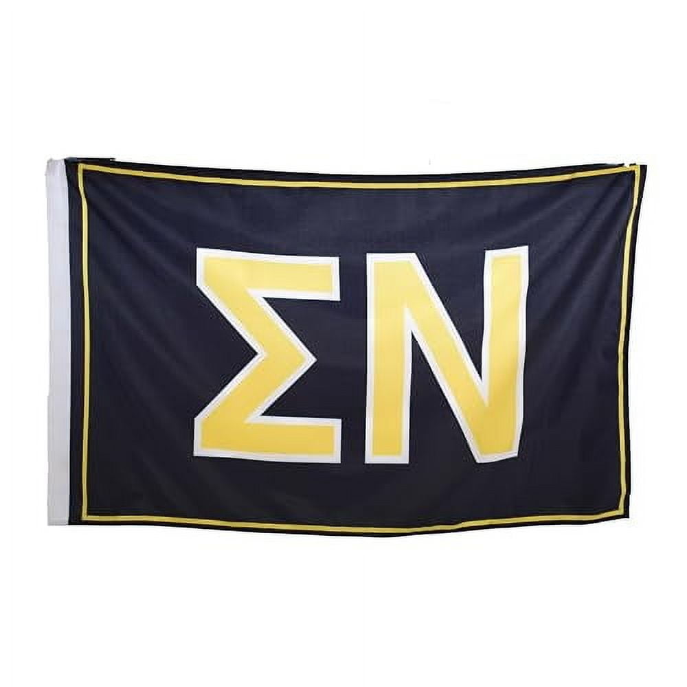 Sigma Nu Fraternity Greek Letters Flag, Two-Color Design - Walmart.com