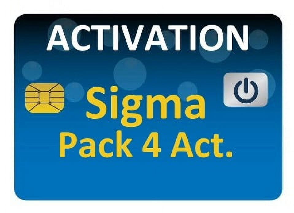 Sigma Pack 4 Activation - Walmart.com