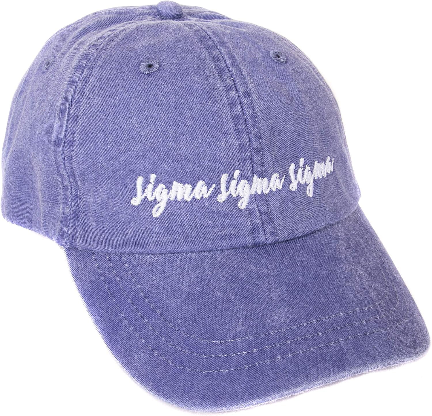 Sigma Sigma Womens Sorority Baseball Hat (N) Adjustable Tri ...
