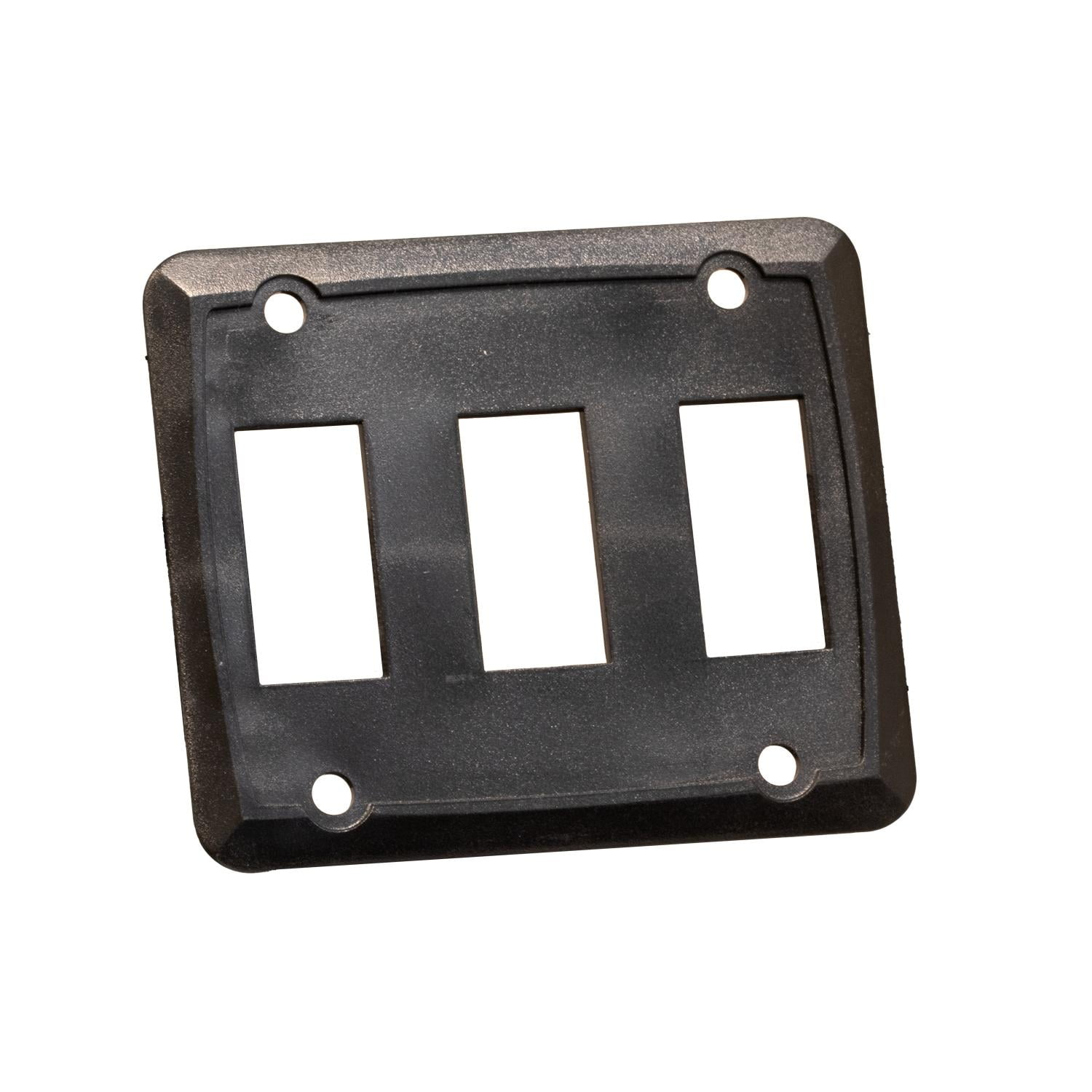 Sigma Switches Triple Switch Plate, Black - Walmart.com