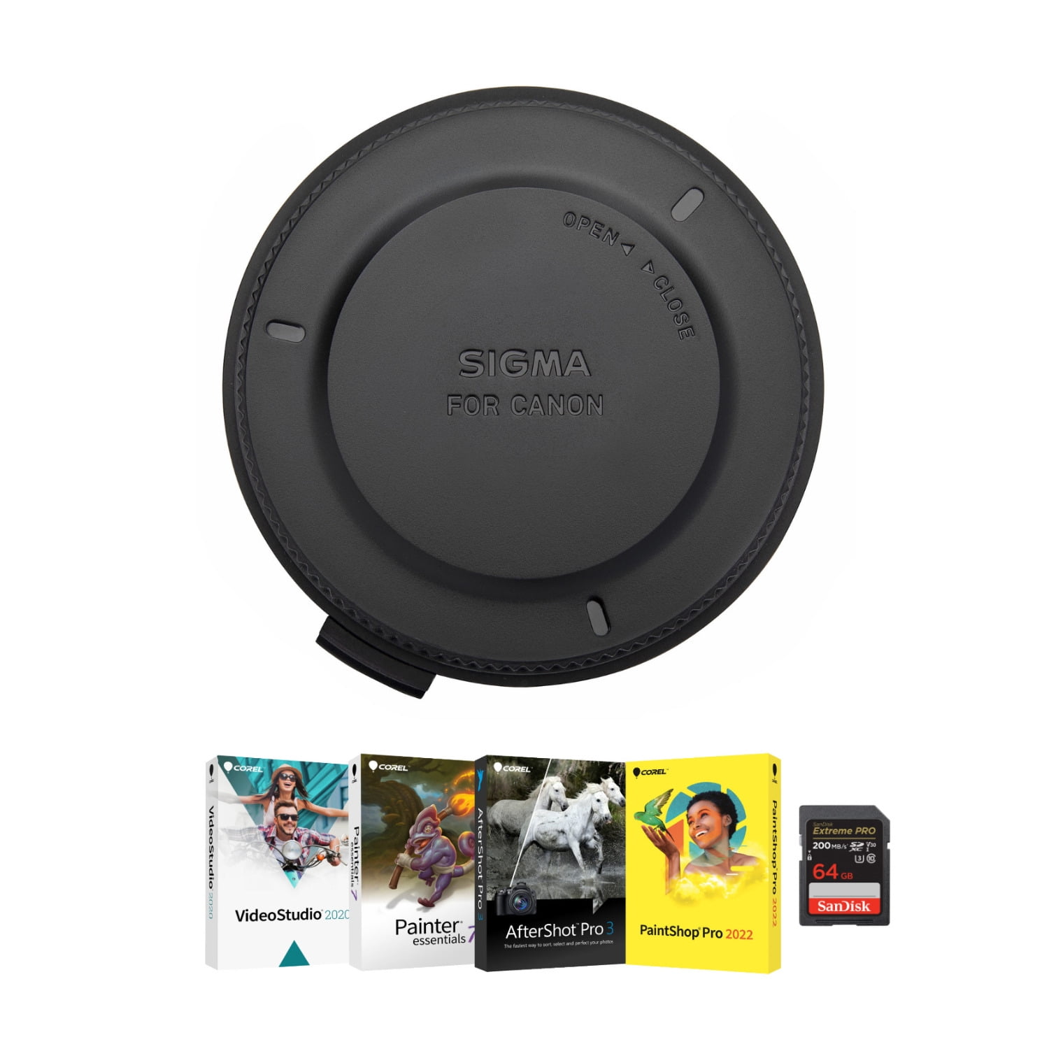 Sigma USB Dock for Canon Lenses Bundle with Software and 64GB Memory ...