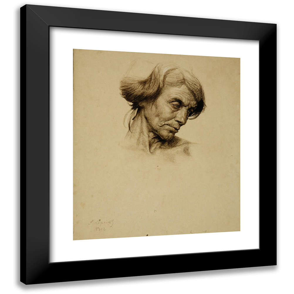 Sigmund Lipinsky 20x23 Black Modern Framed Museum Art Print Titled ...