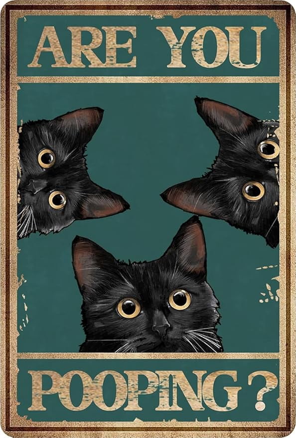 Sign Are You Pooping Aluminum Signs Retro Metal Tin Sign Vintage ...