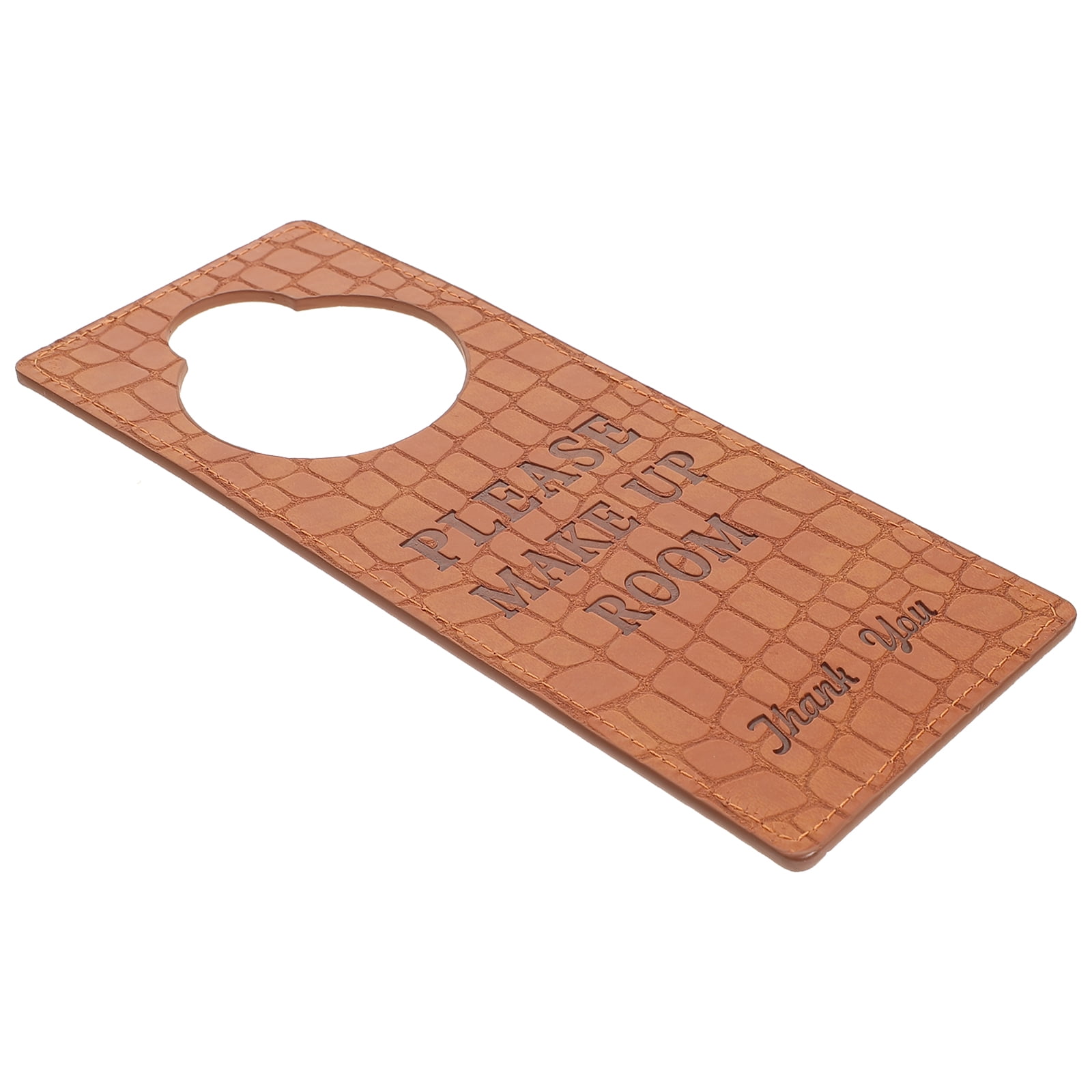 Hotel Door Hanger Sign Set - Please Clean Up Room & Do Not Disturb Door ...