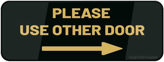Sign For Door Acrylic Plastic All Quality Please Use Other Door Sign ...