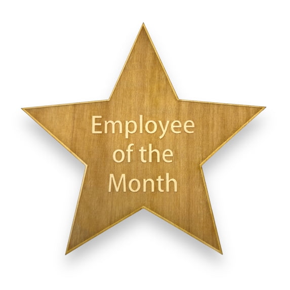 Sign - Employee Of The Month Star - Walmart.com