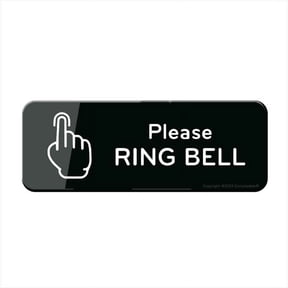 Please Ring Doorbell Sign