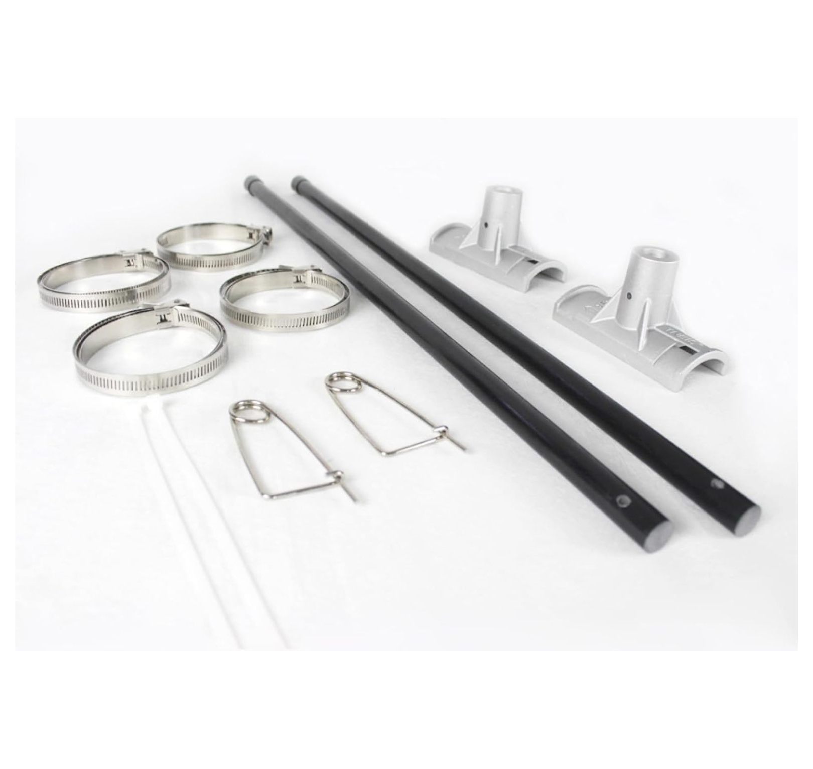 Sign Holder Heavy-Duty Outdoor Street Pole Banner Set: up to 24" Banner ...