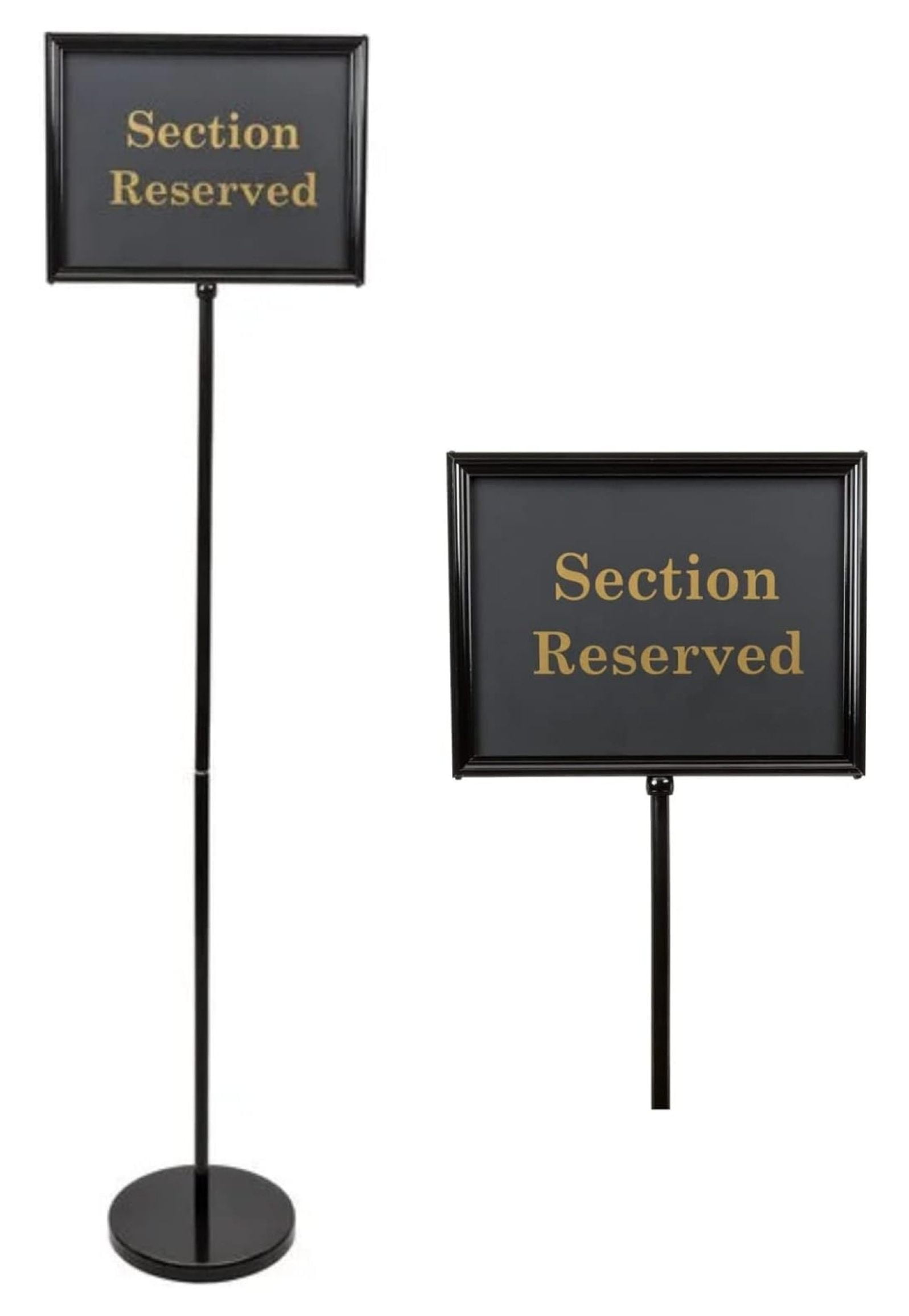 Sign Holder Stand for Restaurant Entrances, Adjustable Sign Stands for ...